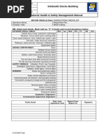 TLB Daily Checklist | PDF | Vehicles | Manufactured Goods