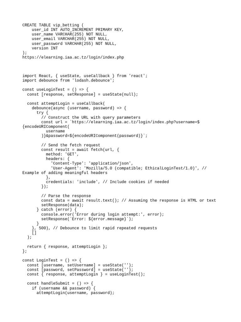 CREATE TABLE user detail | PDF | Http Cookie | Computer Programming