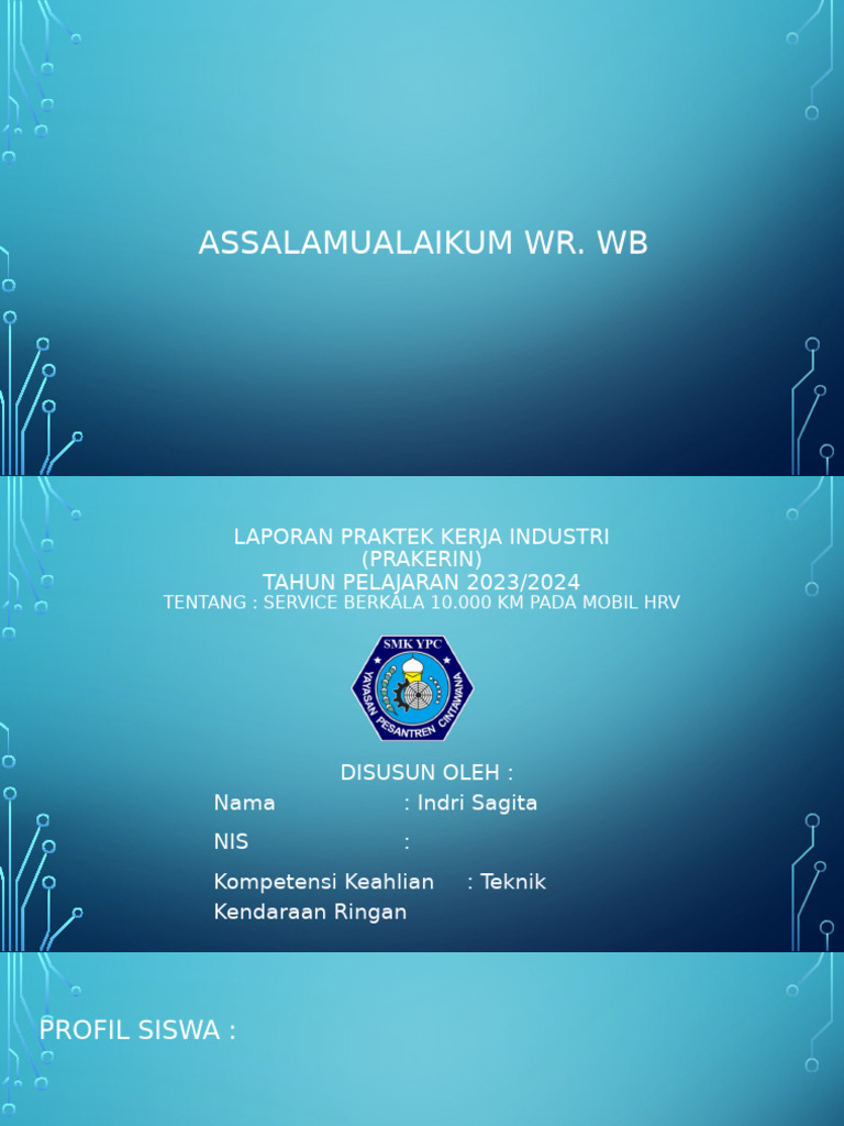 Laporan PKL TKR | PDF