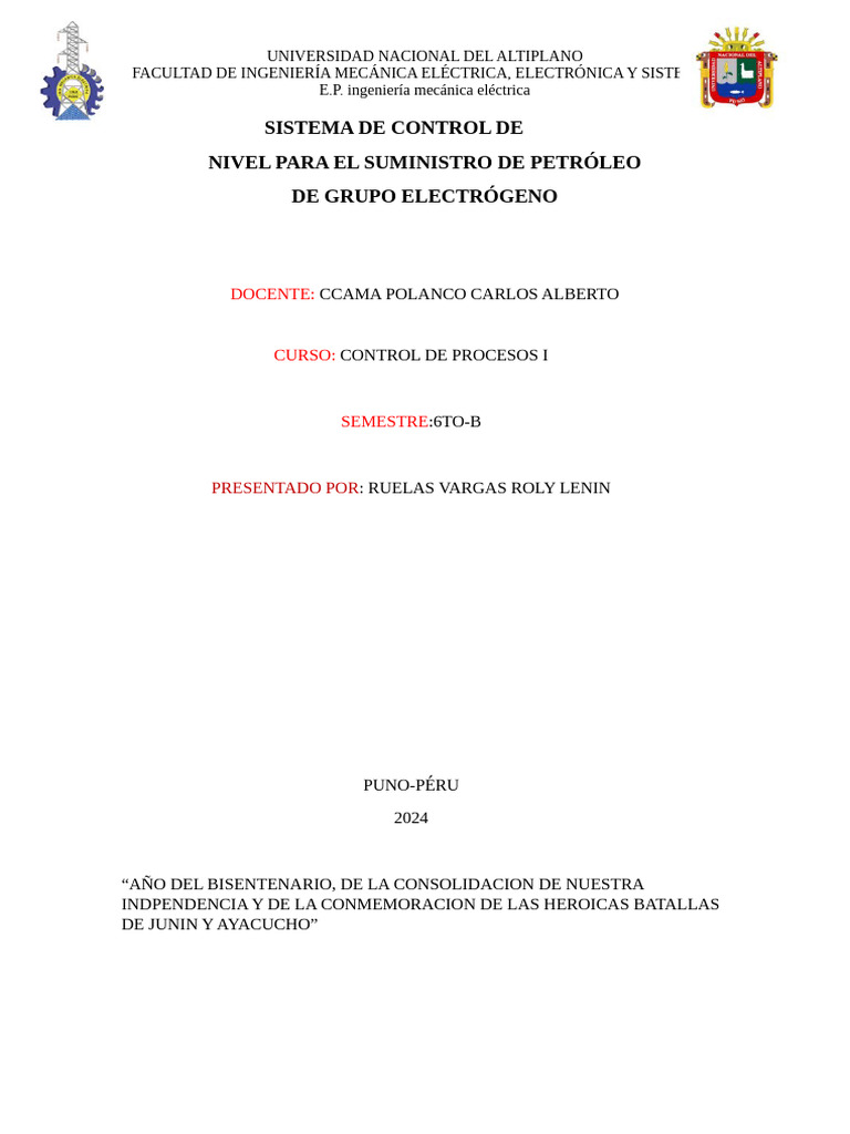 Nivel de Suministro de Petróleo Diagrama de Bloques | PDF | Ciencias ...
