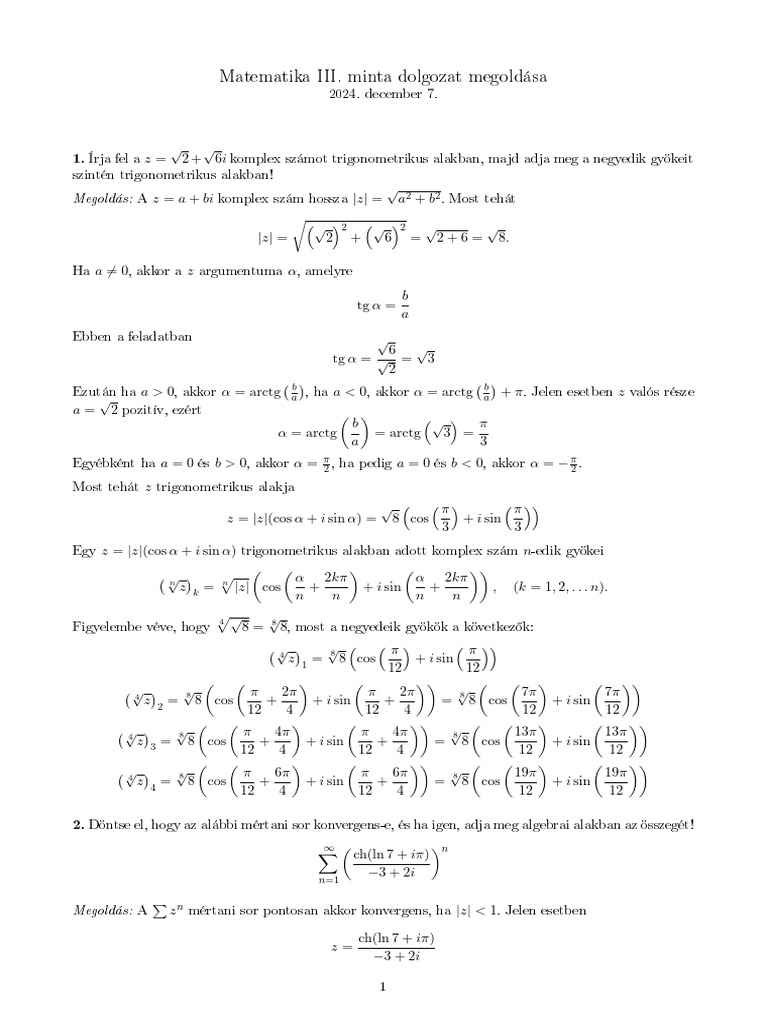 Mat3 Zhlev Sample24 Sols B | PDF