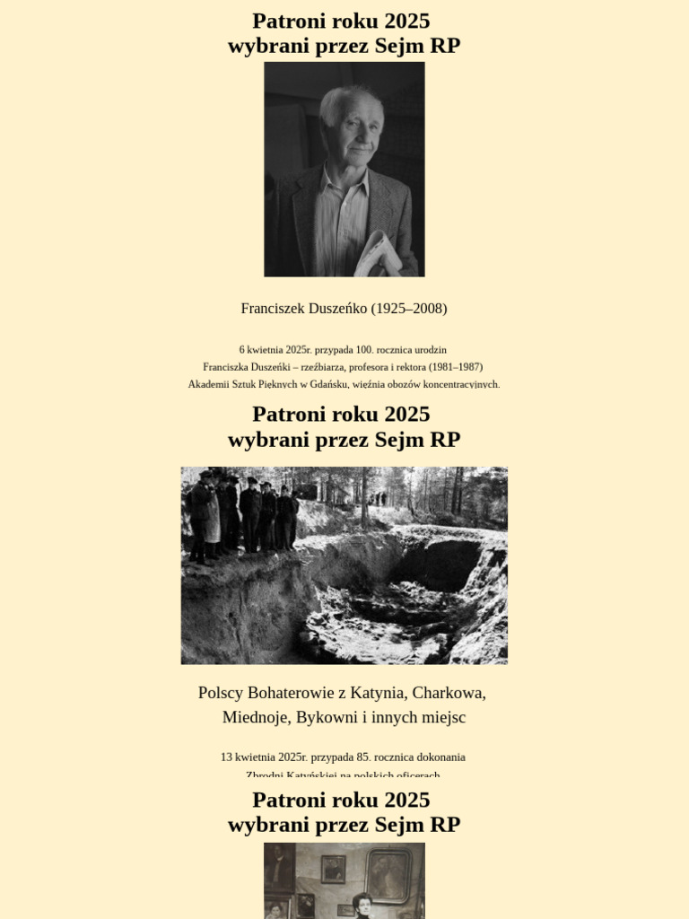 Patroni Roku 2025 | PDF