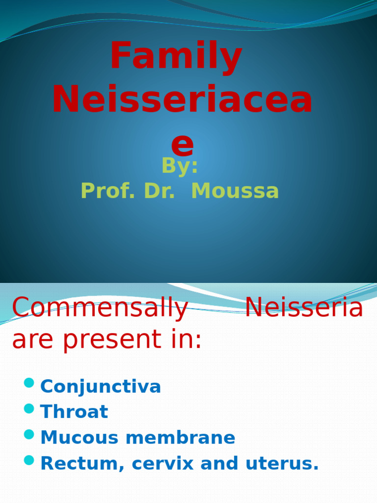Family Neisseriaceae | PDF