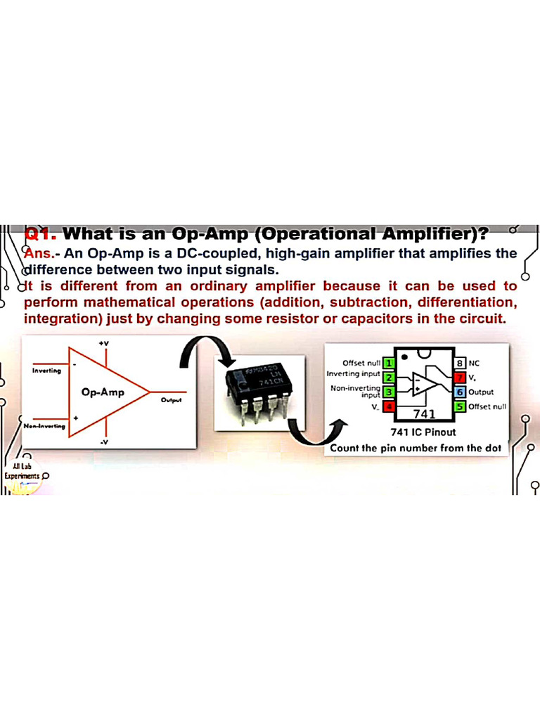 Op-amp | PDF