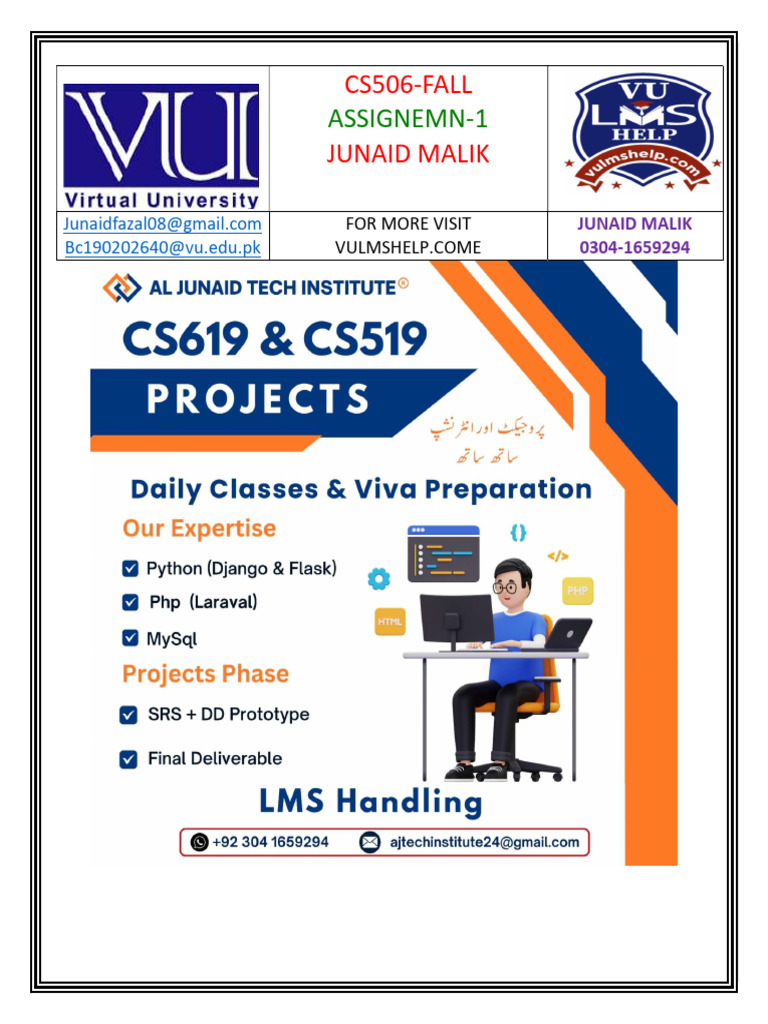 CS506 Solution-1 by Junaid Malik | PDF | Computer Programming | Software Engineering