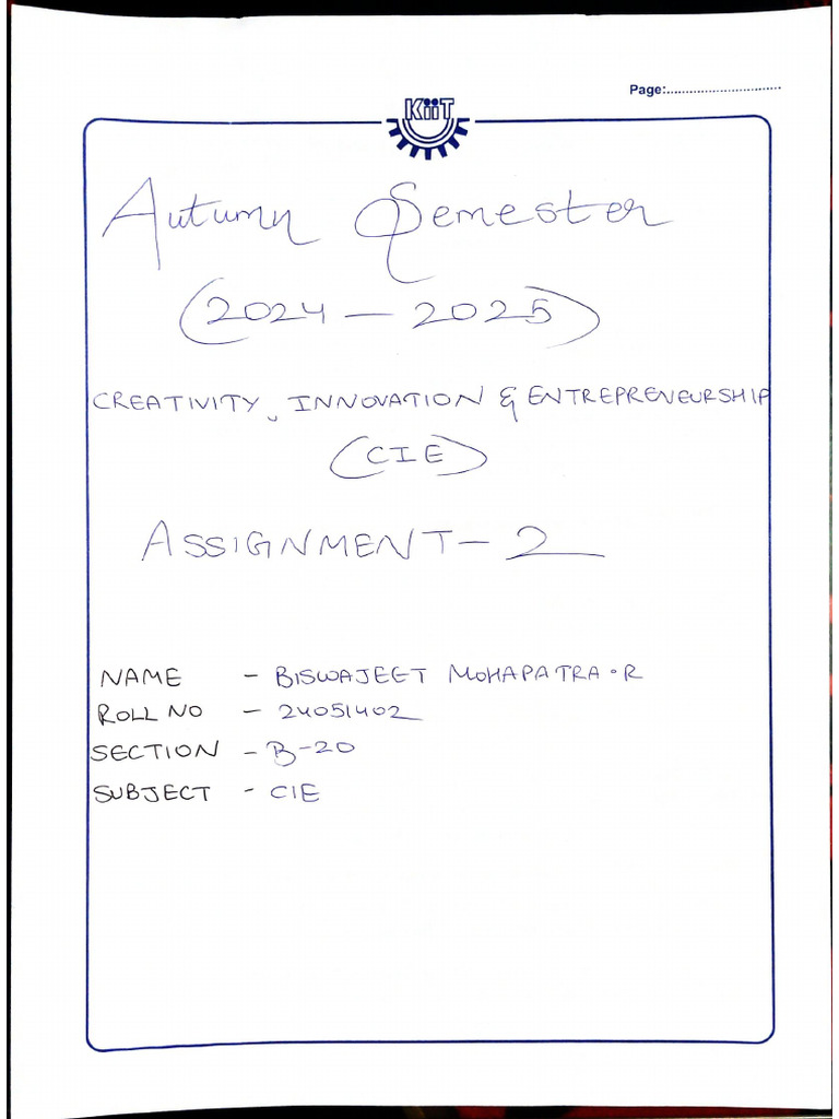 CIE ASSIGNMENT - 2 | PDF