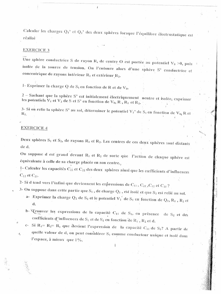 3 TD Électrostatique | PDF