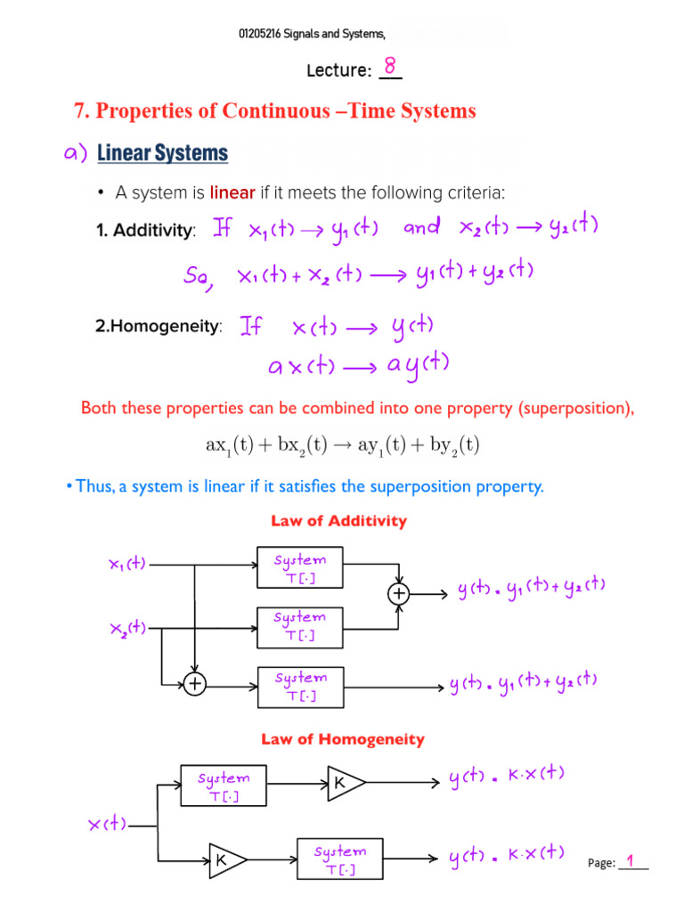 Lecture08-LTI-properties (1) | PDF | Applied Mathematics | Equations
