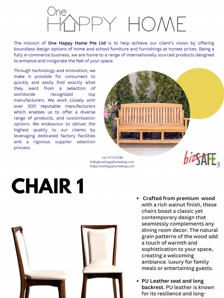 Chairs Catalogue | PDF