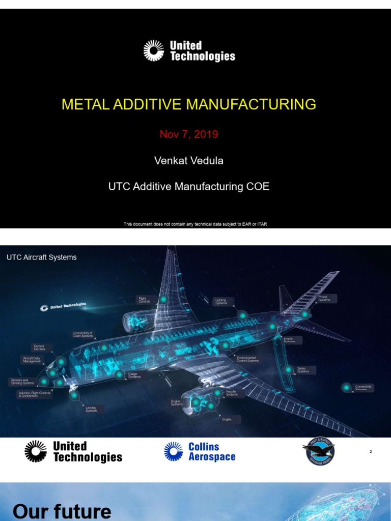 UTC Technology 2019 EASA-FAA AM Workshop | PDF | 3 D Printing | Heat ...