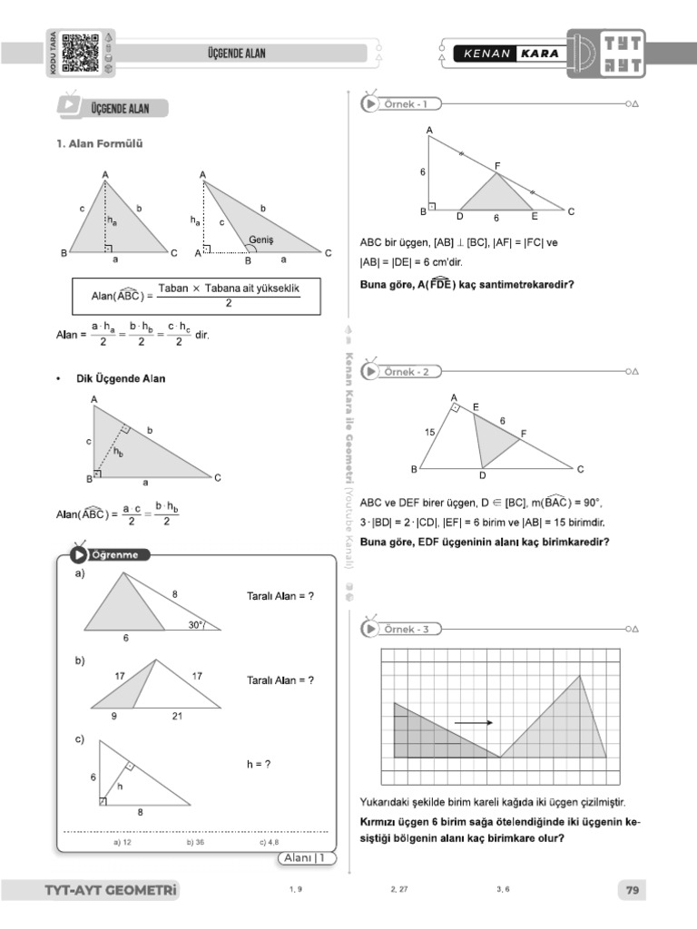 Kenan Kara - Üçgende Alan | PDF