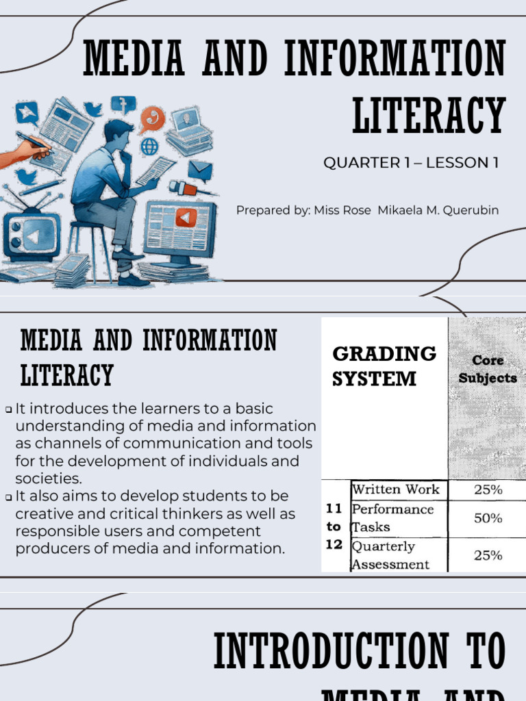 MIL-Lesson-1 | PDF | Information | Information Literacy
