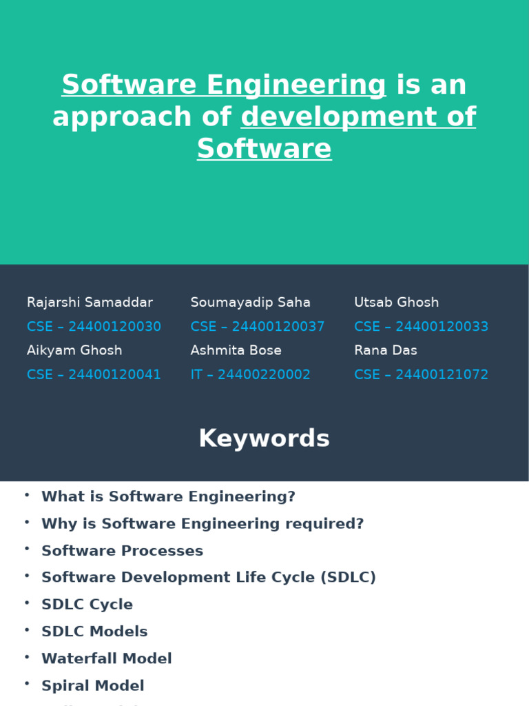 Software Engineer | PDF | Software Development Process | Technology Development