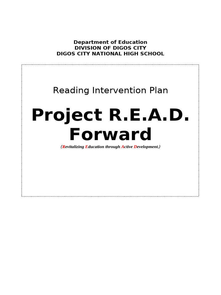READING INTERVENTION PLAN | PDF | Reading Comprehension | Phonics