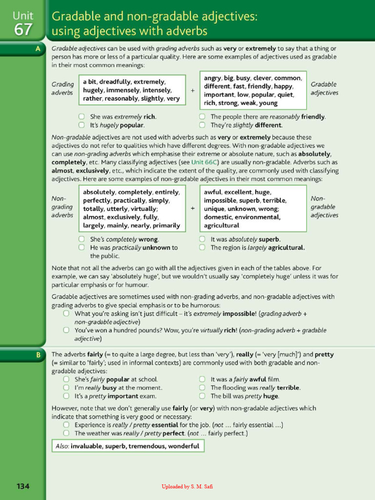 Grammar Unit 67-68 | PDF