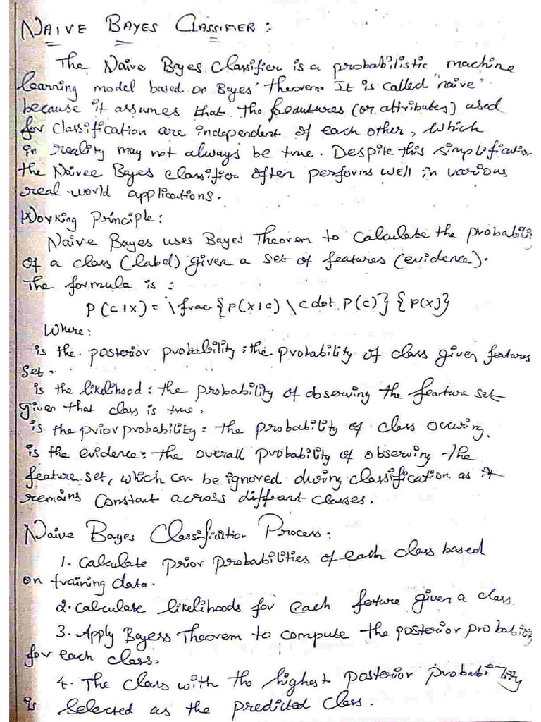 Naive Bayes Pdf