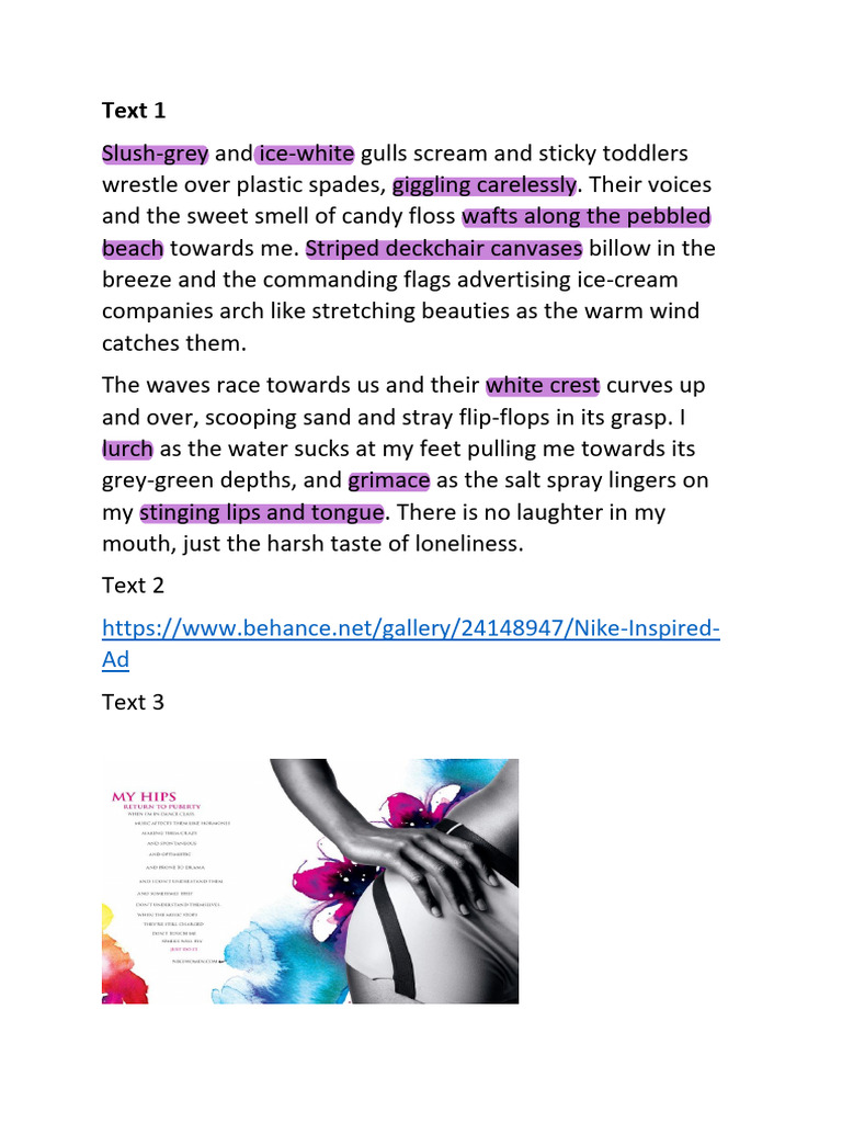 Passages for Analysis | PDF