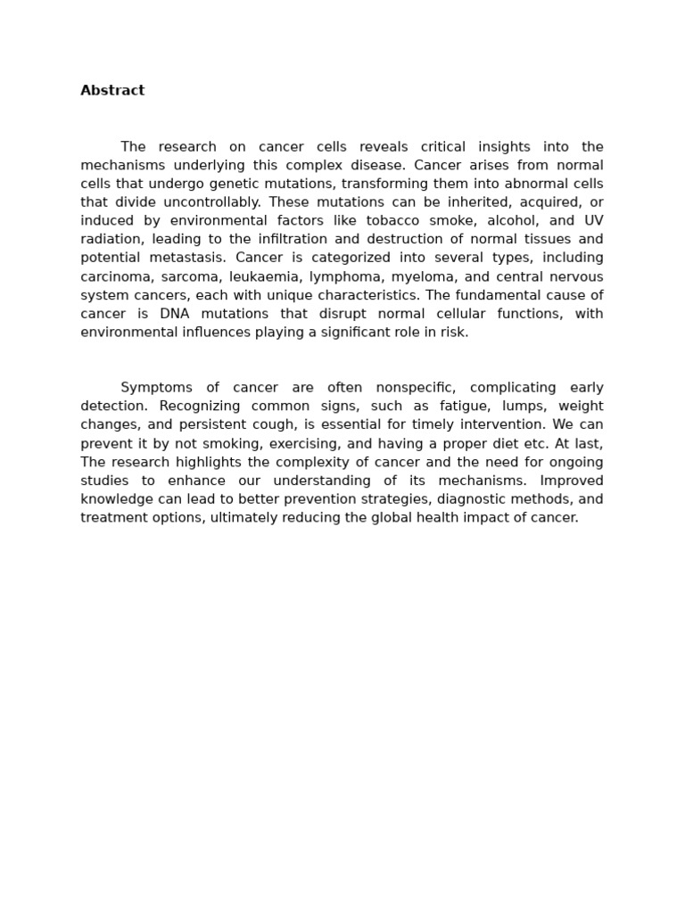 Biology | PDF | Cancer | Mutation