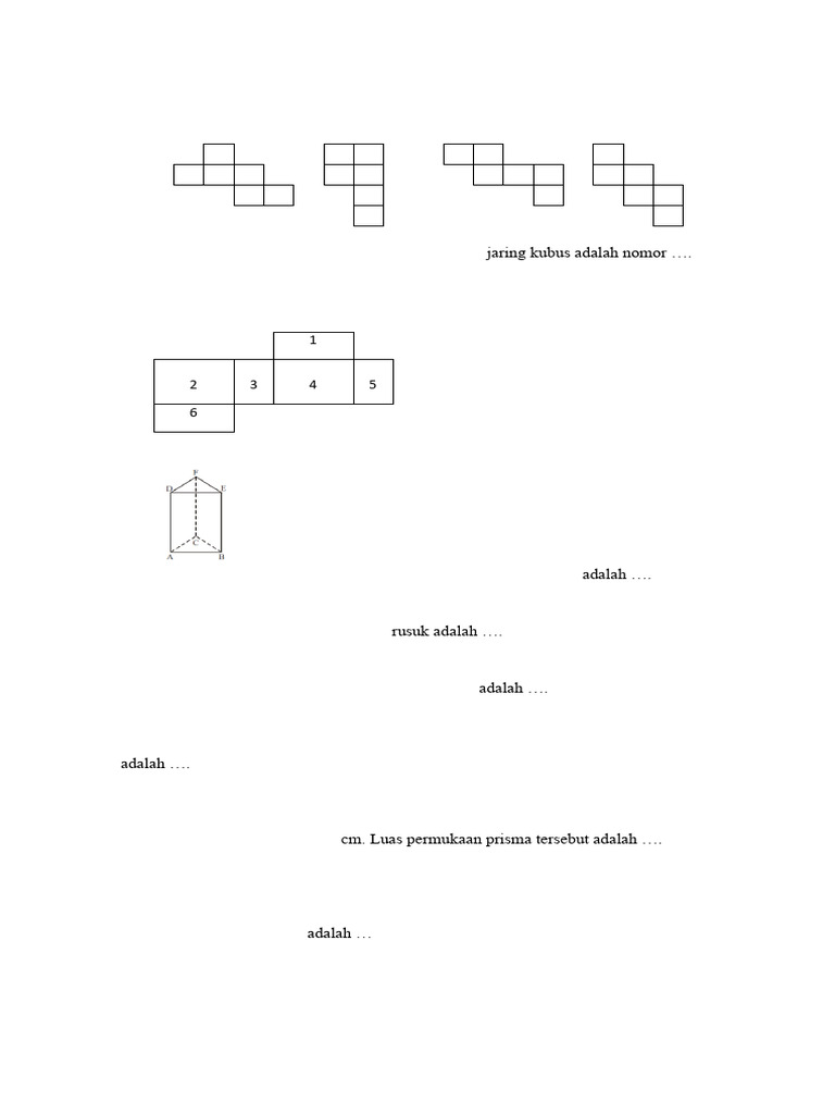 Latihan Soal Matematika Sas Gasal Kelas Ix 2425 | PDF