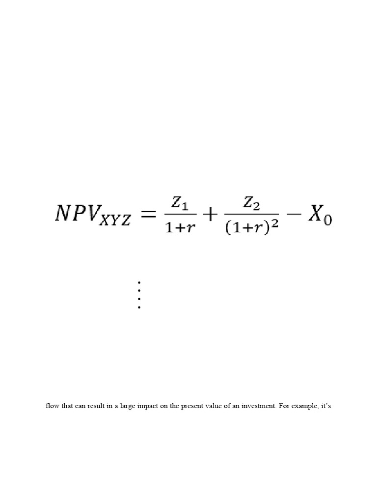 Net Present Value | PDF | Net Present Value | Internal Rate Of Return