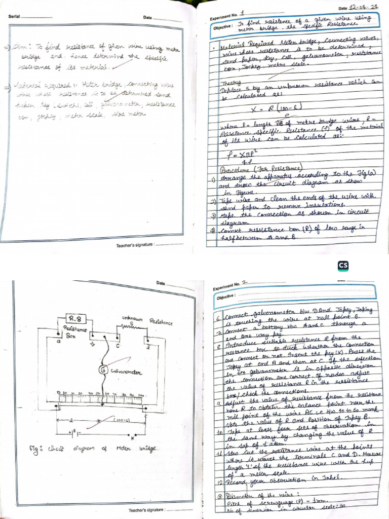 12th-practical PHYSICS 2024-25 | PDF