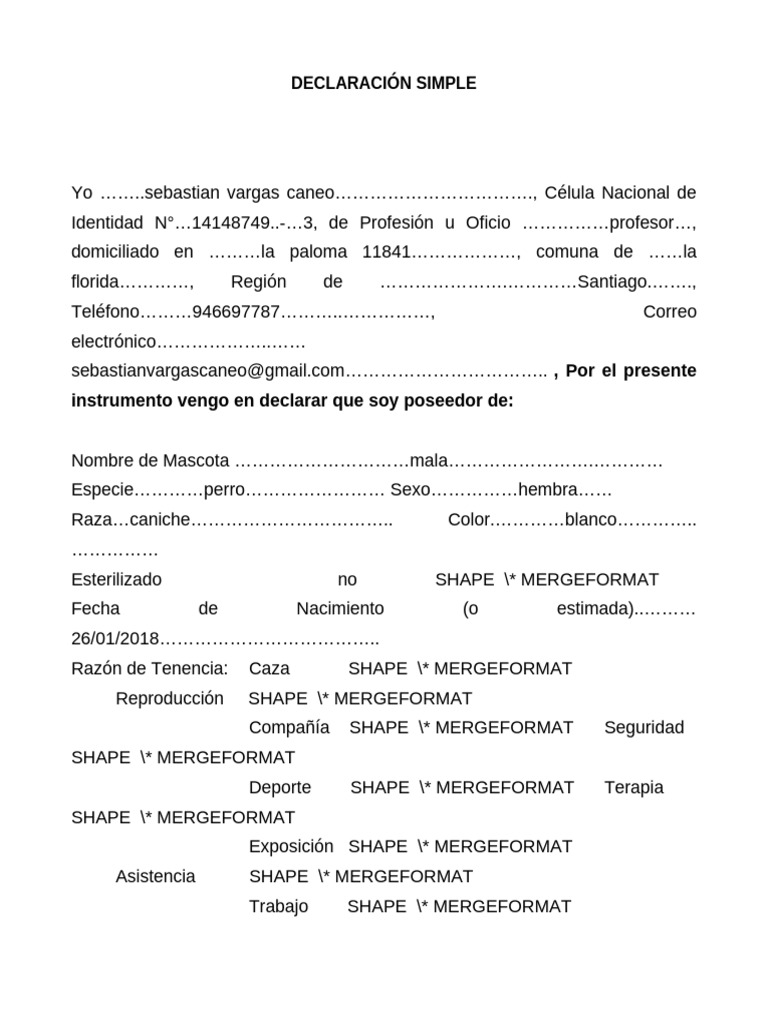 declaracion_simple_poseedor | PDF