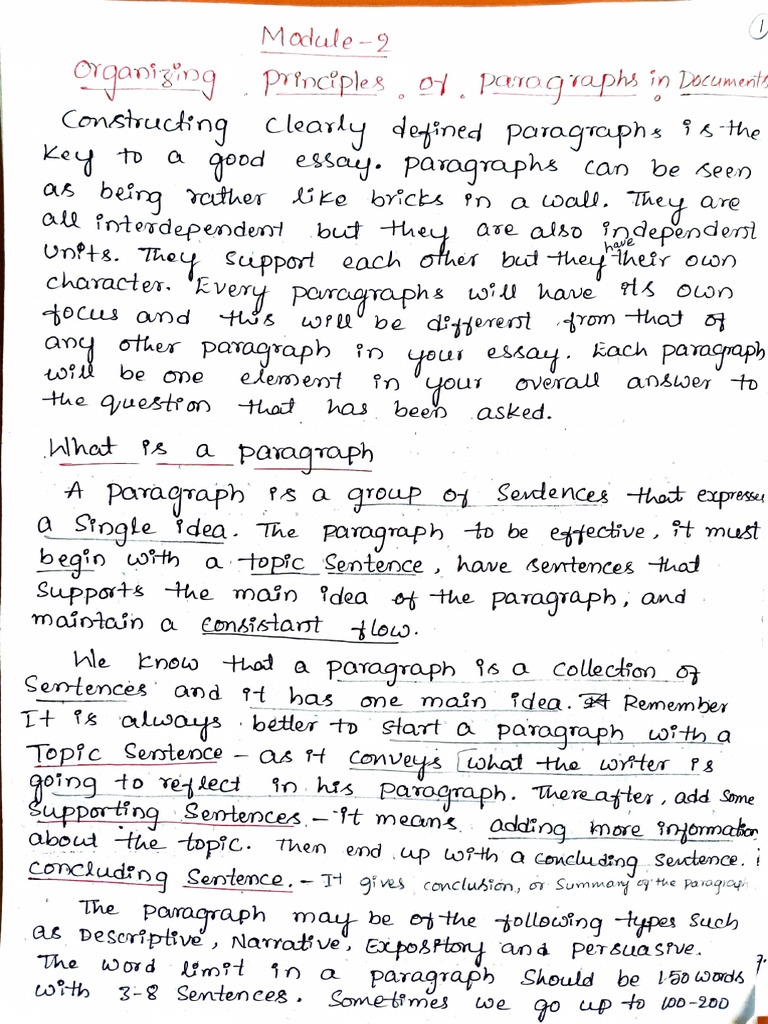 module 2 | PDF | Paragraph | Semantics