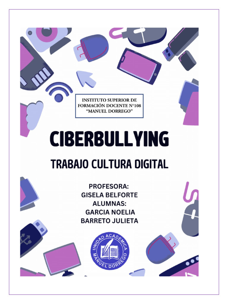 Ciberbullying Cultura Digital | PDF | Acoso cibernético | Intimidación