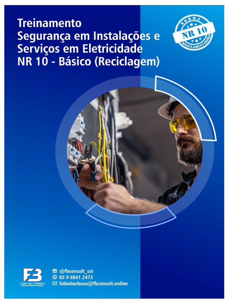 Treinamento NR 10: Segurança Elétrica Básica | PDF | Combustão ...