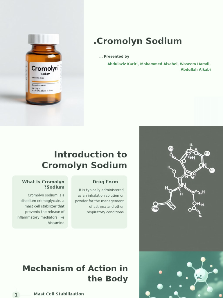نسخة ‎⁨نسخة Cromolyn-Sodium⁩⁩ | PDF | Asthma | Allergy