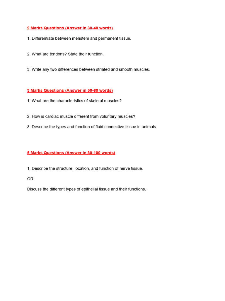 Class 9th Major IV Questions | PDF