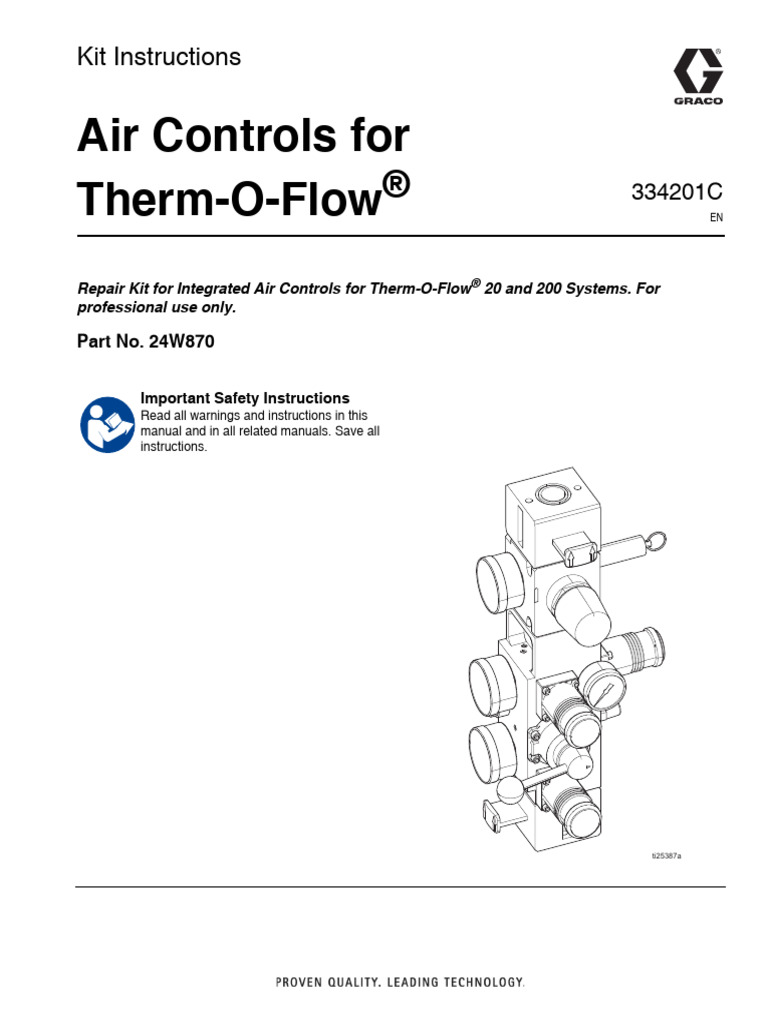 334201C - Air Controls For Therm-O-Flow, Kit Instructions | PDF | Valve ...