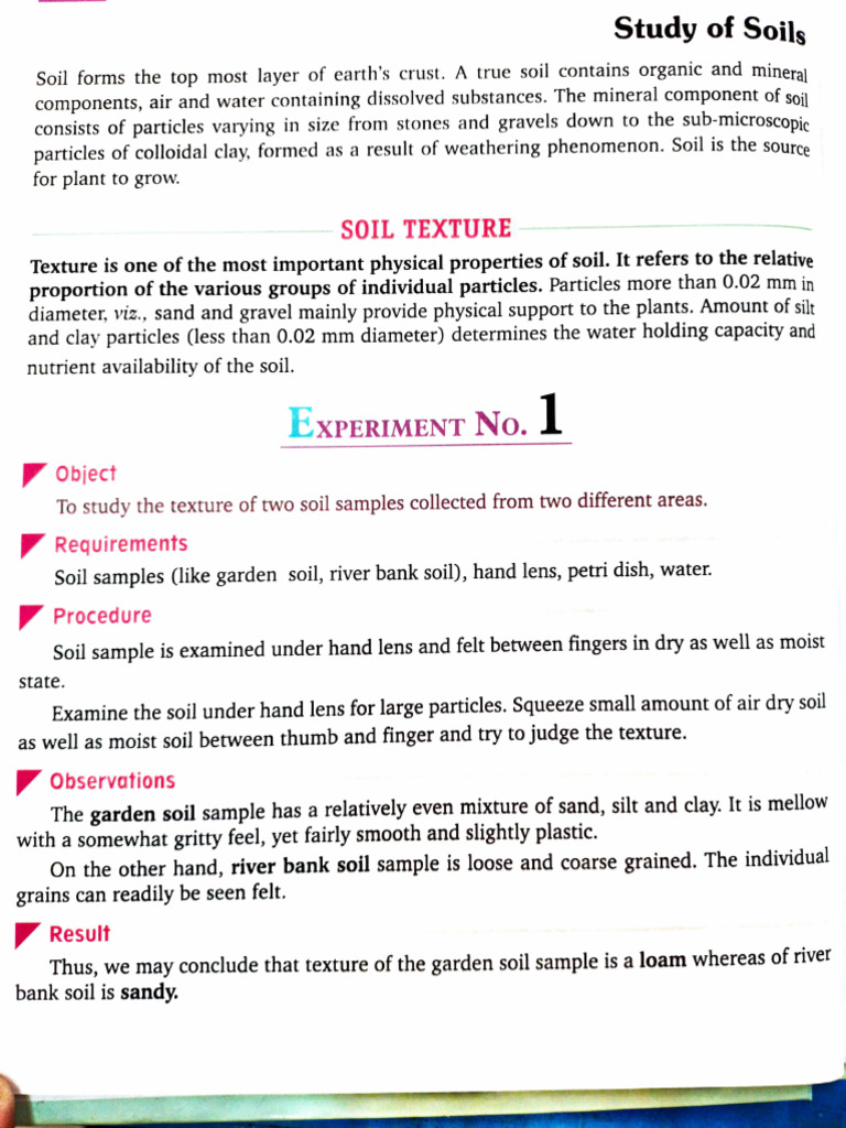 Soil Water Holding Capacity Experiment | PDF | Soil | Clay