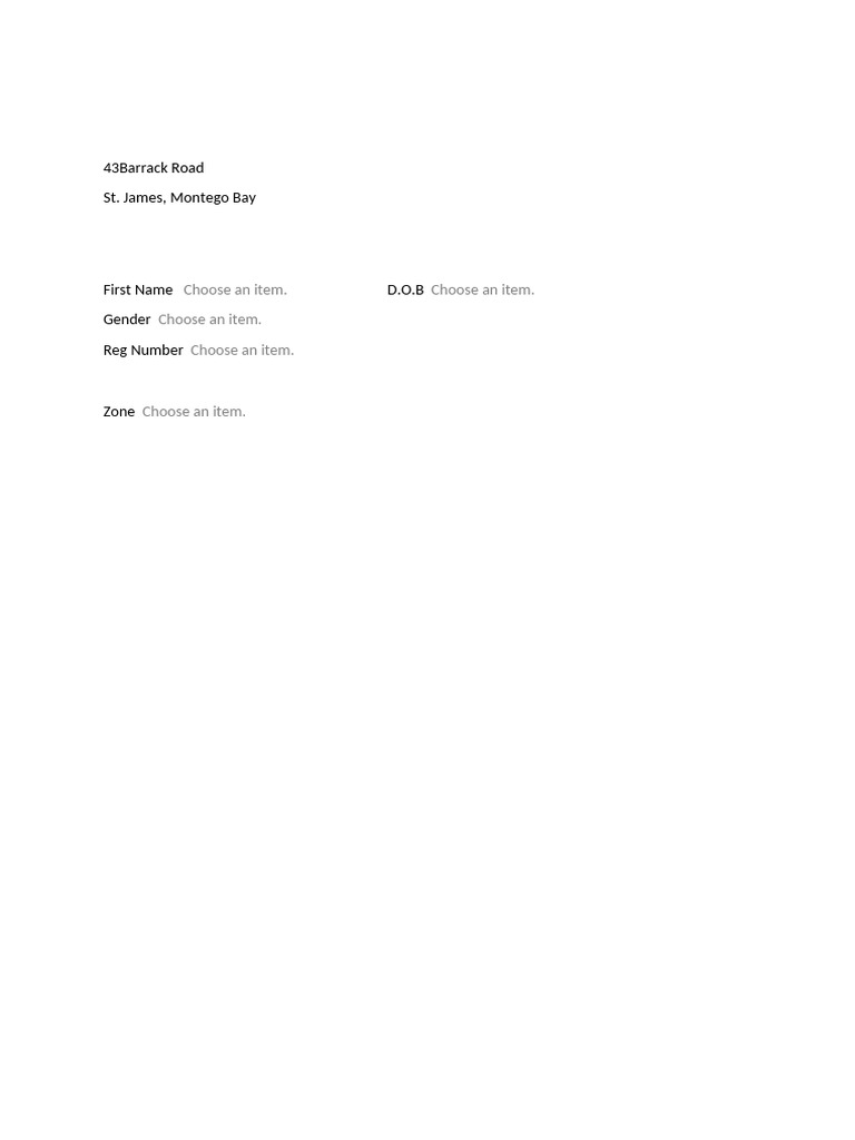 Bus RegformJaeden Sba | PDF