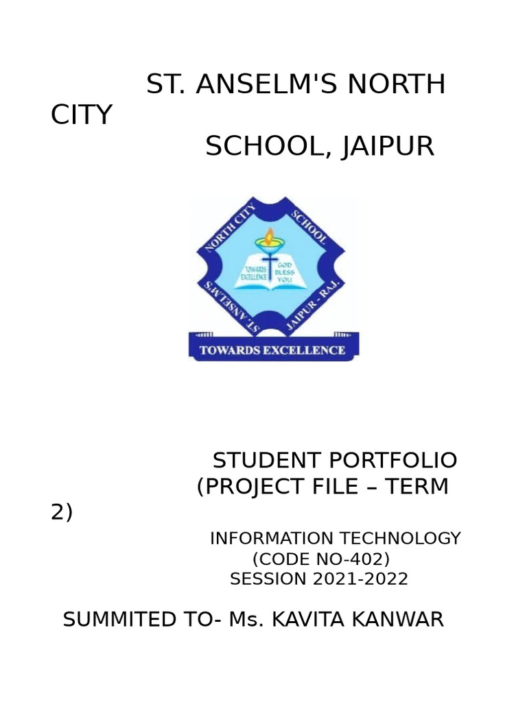 Class 10D Portfolio | PDF