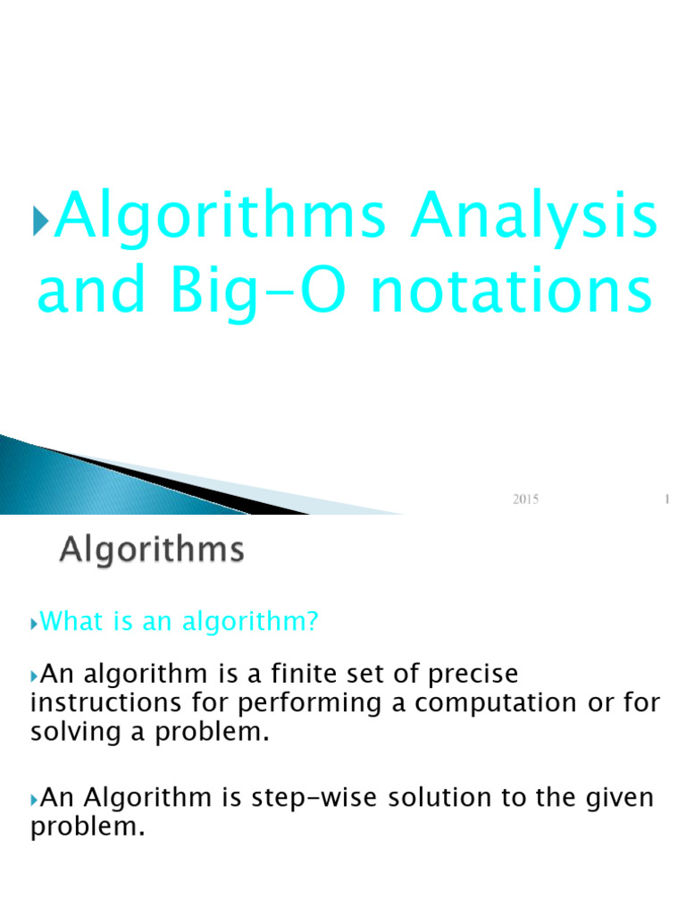 Chapter-1-Big-O-Notation | PDF | Time Complexity | Computational Complexity Theory