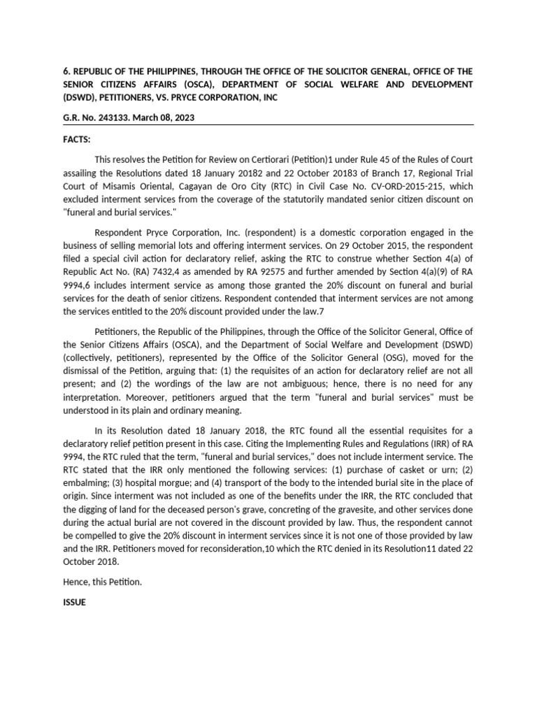Case 6 Consti 2 Pdf Legal Remedy Declaratory Judgment 