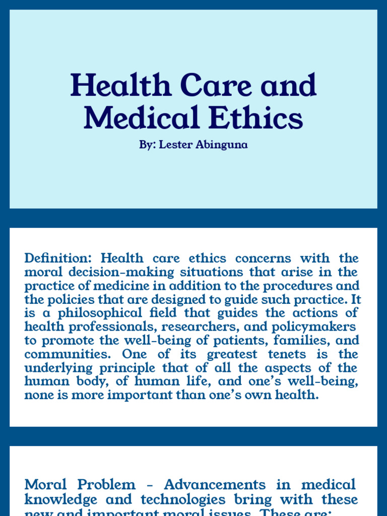 Health Care Ethics and Moral Dilemmas | PDF | Negligence | Informed Consent