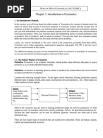 Introduction To Economics Unit 1 | PDF | Economics | Macroeconomics