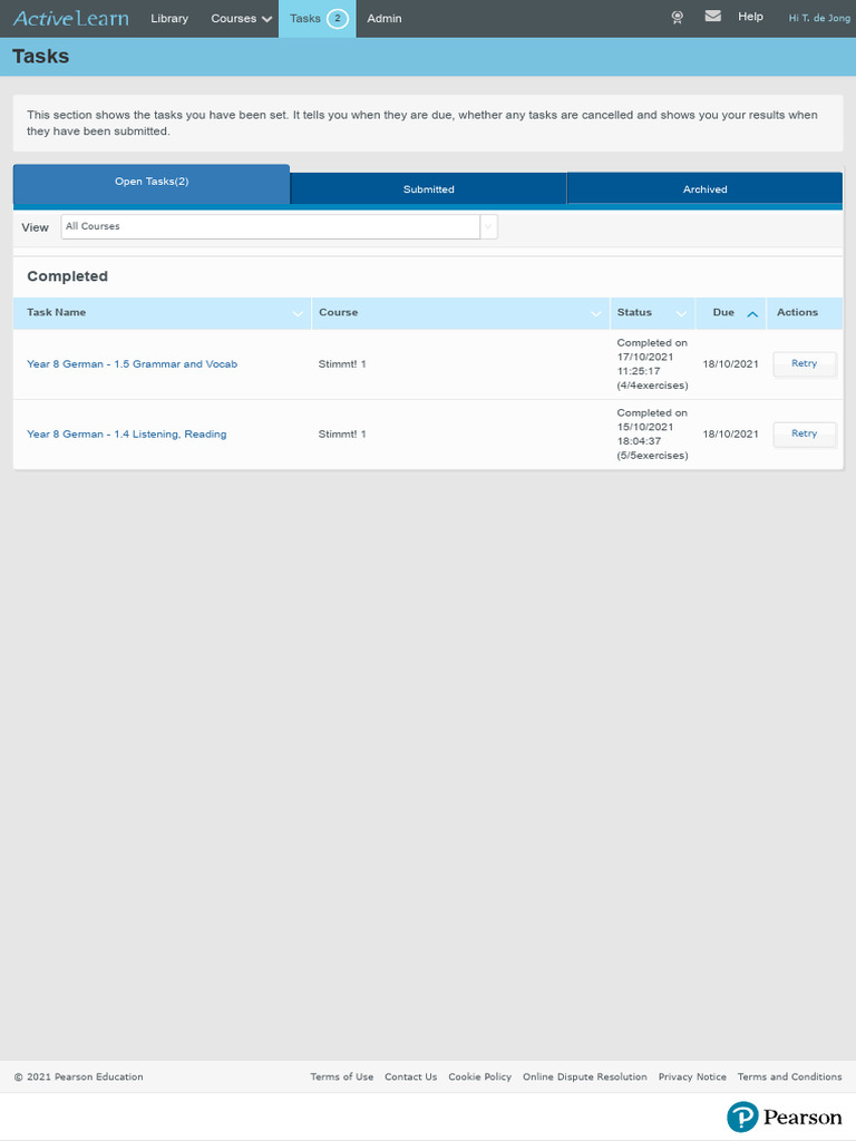 Task ActiveLearn | PDF