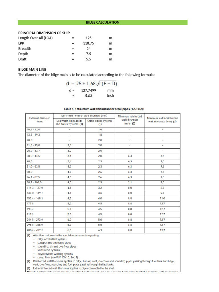Bilge Ballast Calculation h080(1) | PDF | Metrology Bilge Ballast Calculation h080(1) | PDF | Metrology