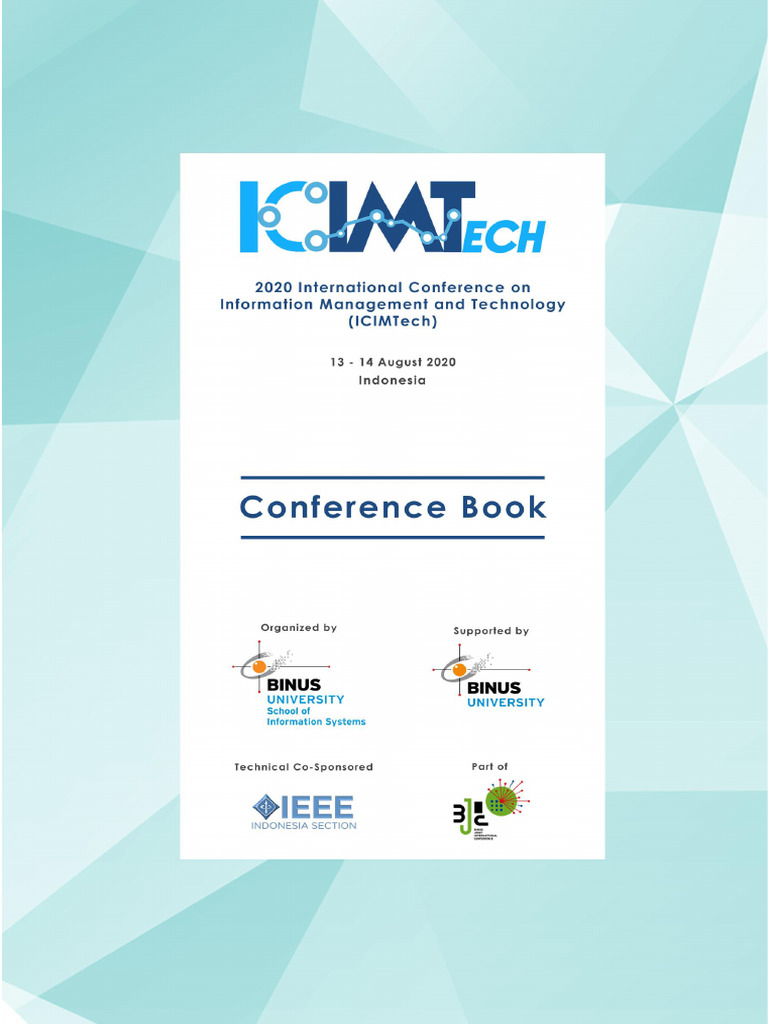 Booklet Icimtech 2020 | PDF | Fetus
