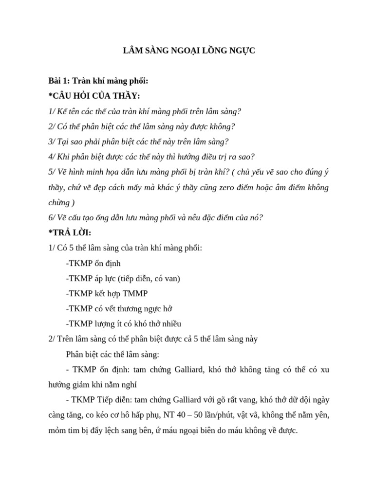 Yf41 Lâm Sàng Ngo I L NG NG C ĐKTP | PDF