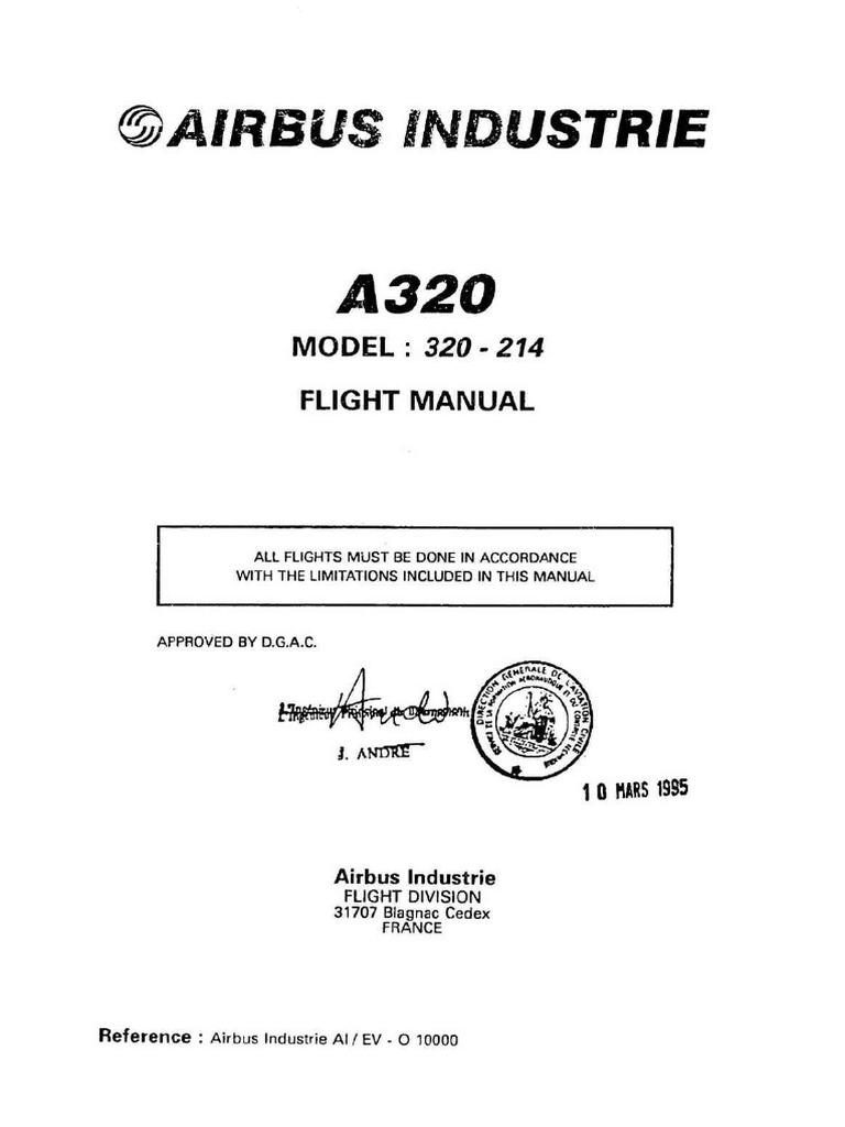 A320 Airplane Flight Manual Overview | PDF | Flap (Aeronautics ...