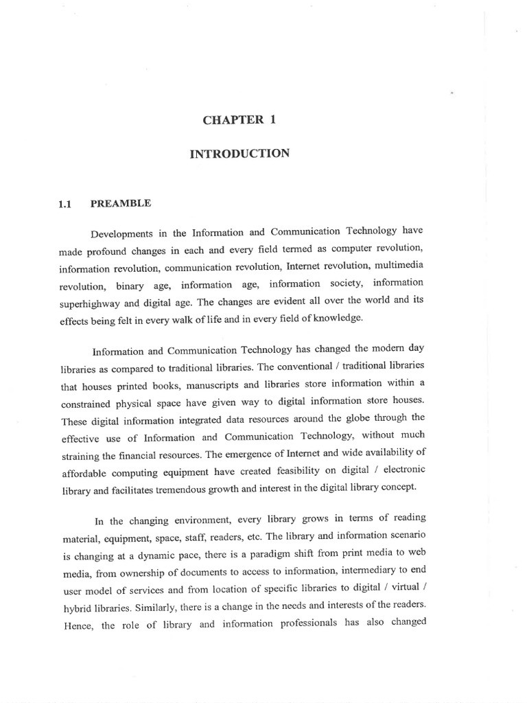 Lib Chapter1 | PDF