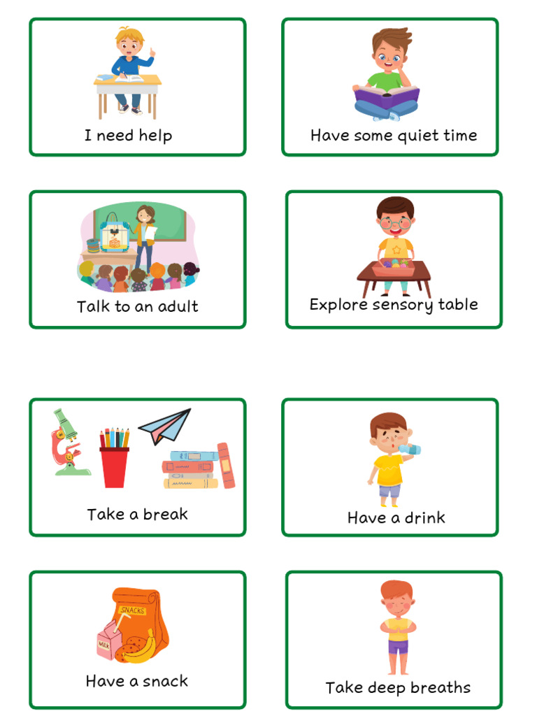 Selfregulationcards 1 | PDF
