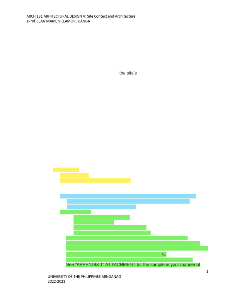 Site Inventory Analysis for Architecture | PDF