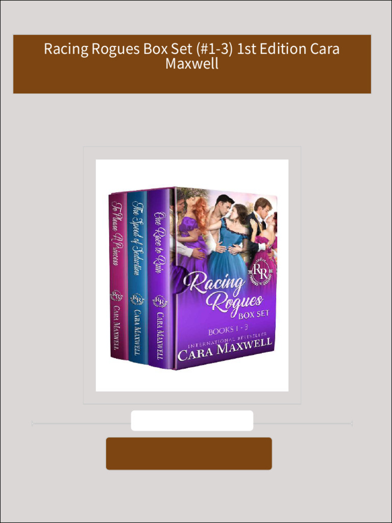 Buy Ebook Racing Rogues Box Set (#1-3) 1st Edition Cara Maxwell Cheap Price | PDF | Project ...