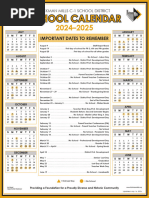 2024-2025 CPS School Calendar | PDF | Observances
