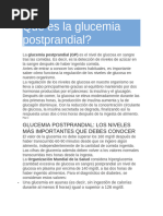 Registro mensual de glucosa en sangre | PDF